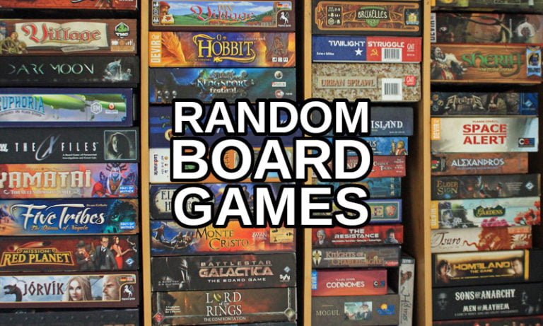 Random Board Game Generator (Good Random Board Games)