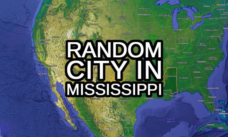 Random Mississippi City Generator