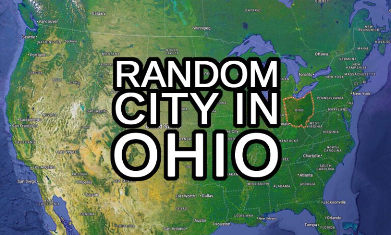 Random City in Ohio (Random Place Generator)