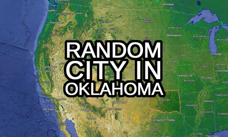 Random City in Oklahoma (Random Generator)