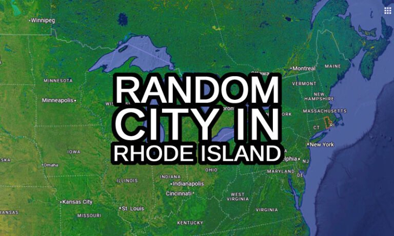 Random City in Rhode Island Generator