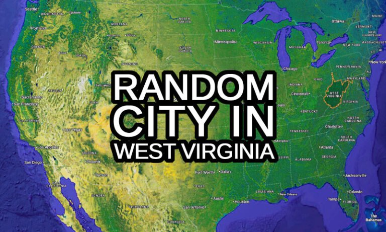 Random City in West Virginia Generator