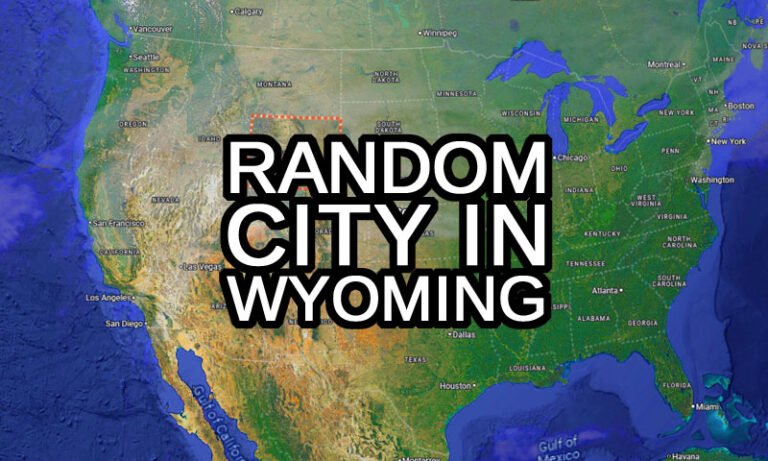 Random City in Wyoming (Town Randomizer)