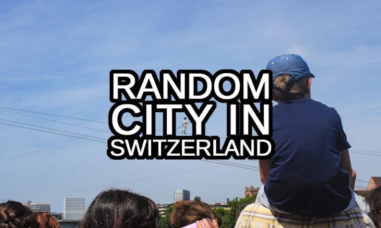 Random City in Switzerland Generator