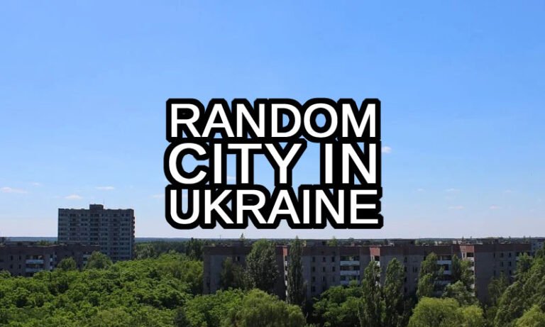 Random City in Ukraine Generator